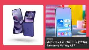 【手機比較】Motorola Razr 70 Ultra (2026) 與 Samsung Galaxy A57：規格表、效能、攝影功能 ...